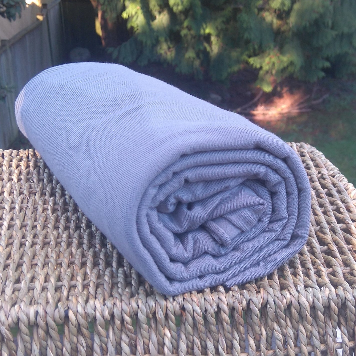 Grey Bamboo Stretch Jersey Knit Fabric by the Yard or Wholesale ...