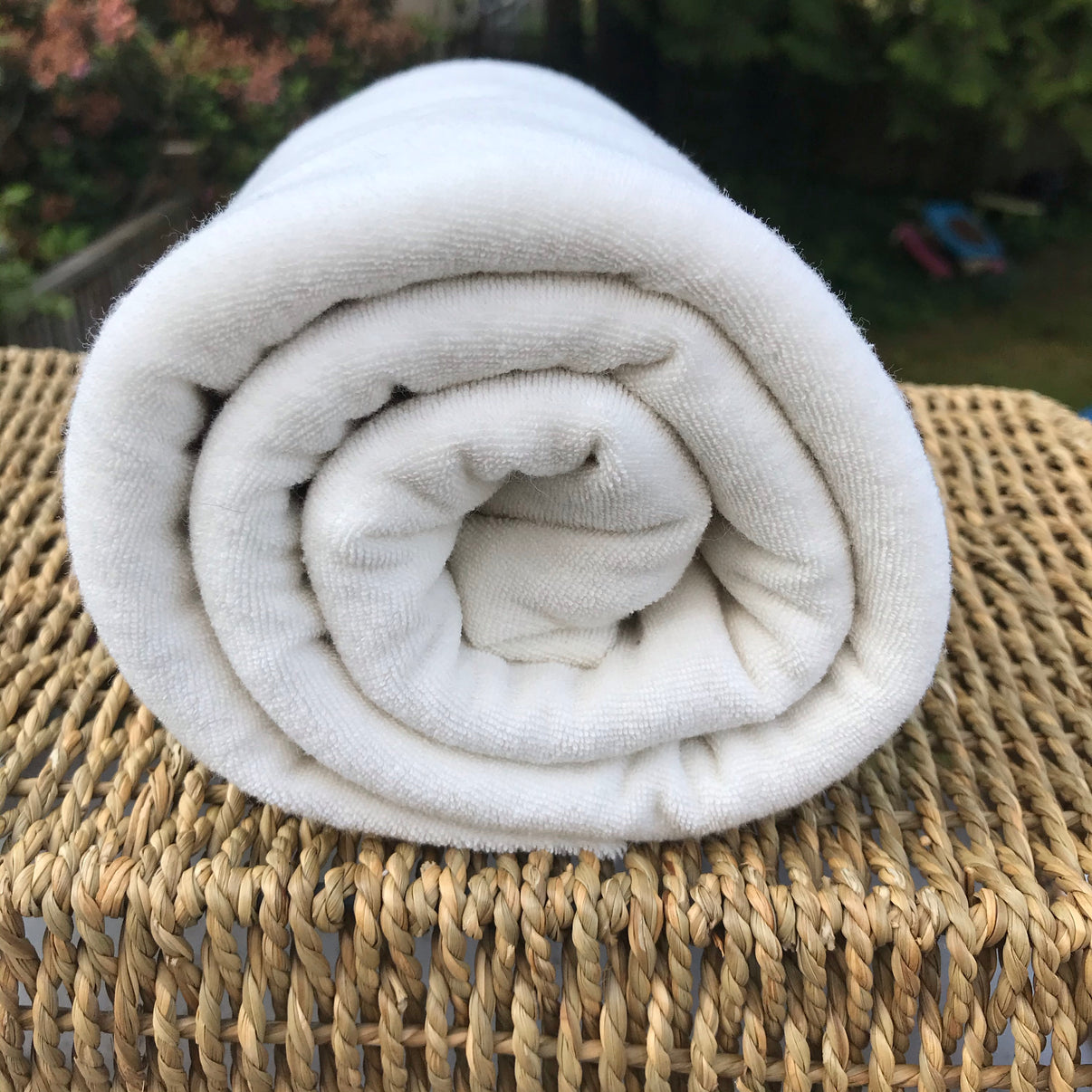 Natural Hemp Organic Cotton Loop Terry Fabric Quality Fabric by Yard ...